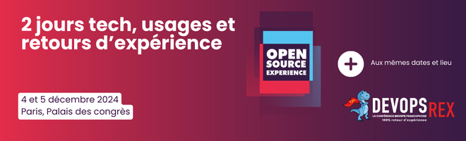 Open Source Experience + DEVOPS Rex 2 événements en synergie